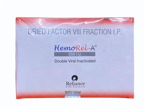 Dried Factor Viii Fraction Ip Packaging Type Box 250 Iu At ₹ 1100
