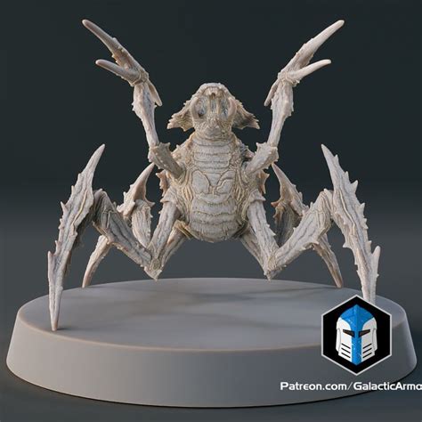 3d Printable 1 48 Scale Super Earth Terminid Warrior Pose 10 3d Print Files By Galactic Armory
