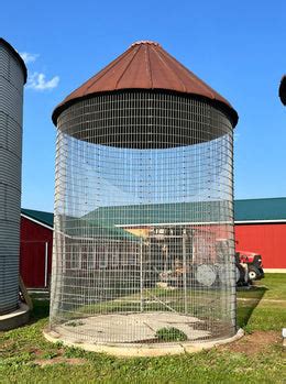 Corn Crib Vintage Rustic Gazebo Patio Grain Bin Storage Garden Too