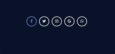 Beautiful Animated Social Icon Hover Effects Onaircode