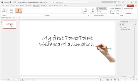 How To Create A Whiteboard Animation In Powerpoint