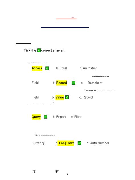 Class8computerchapter2access Creating A Database Pdf Databases Table Database