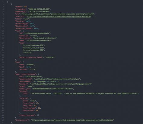github advanced security exporting results using the rest api james