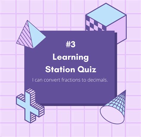 Convert A Fraction To A Decimal 4th Grade Quiz Quizizz