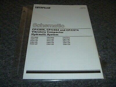 Caterpillar Cat Cp56 Cs56 Vibratory Compactor Hydraulic Schematic