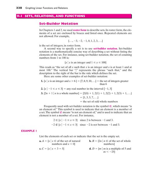 Solution Graphing Linear Functions And Relations Lesson With Examples