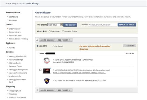 Order Verification Newegg Knowledge Base