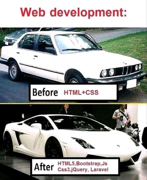 Zain Afzal On Linkedin Frontenddeveloper Funny Html Html5 Css Css3 Bootstrap Jquery Js