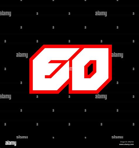 Eo Logo Design Initial Eo Letter Design With Sci Fi Style Eo Logo For Game Esport Technology