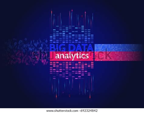 Abstract Big Data Sorting Information Analysis Stock Vector Royalty Free 692324842 Shutterstock