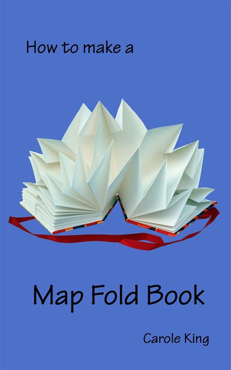 How To Make A Map Fold Book Downloadable Version Artists Book Etsy