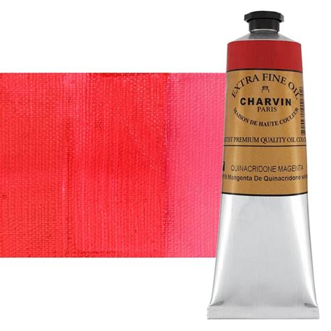 Charvin Oil Quinacridone Magenta Extra Fine 150ml Paint Jerrys