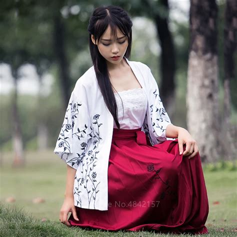 Кимоно для девочки в японском стиле Kawaii платье с принтом розы Zephyr Yukata женский костюм