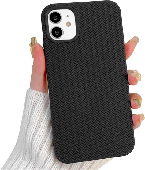 Amazon Com Nititop Compatible For Iphone Case Cute For Women Girls Woven Pattern Braid