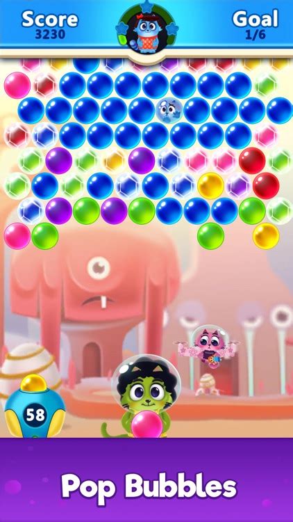 Space Cats Pop Bubble Shooter By Madovergames