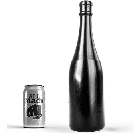 Анален разширител бутилка шампанско 345см All Black Bottle Small