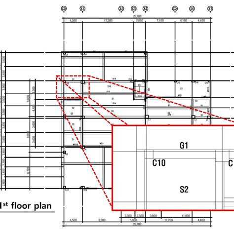 Example Of Structural Floor Plan Download Scientific Diagram
