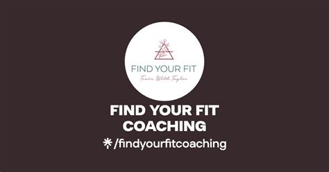 Find Your Fit Coaching Linktree