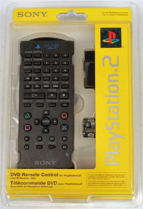 sony playstation 2 ps2 dvd remote controller kit with ir receiver unit model scph 10171 97042