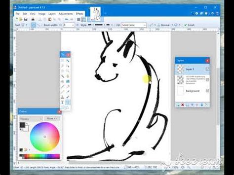 Simple Use Of Layers In Paint Net YouTube