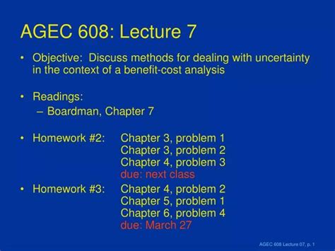Ppt Agec 608 Lecture 7 Powerpoint Presentation Free Download Id3905293