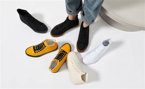 Hash Bubbie Unisex Canvas High Top Sneakers Womens