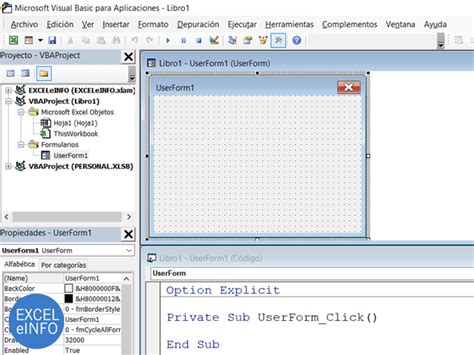Curso Excel Vba Y Macros Cap 48 Introducción A Formularios Y