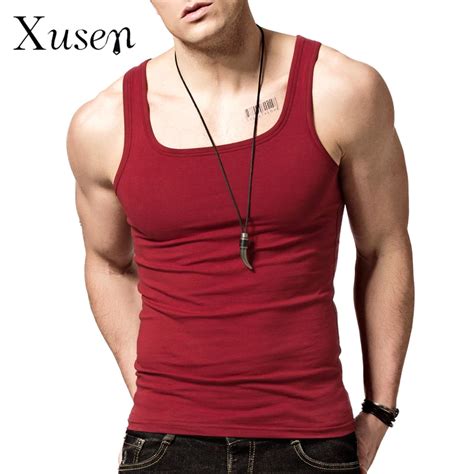 Mens Racerback Tank Tops Bodybuilding Clothing Y Back Stringer Workout Tank Top Male Cotton
