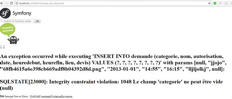 Problème De Récuperation De Variable En Symfony Par Jihenhs Page 1 Openclassrooms