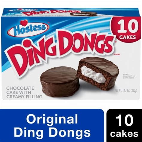 Pack Of 2 Hostess Chocolate Ding Dongs Creamy Filling Individually