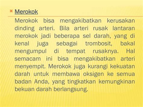 Mengenal Apa Itu Aterosklerosis Terapi Dan Cara Pencegahannya Pptx