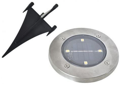 Солнечные уличные светильники для дома и сада Solar Disk Lights набор