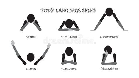 Body Language Stock Illustrations 16394 Body Language Stock