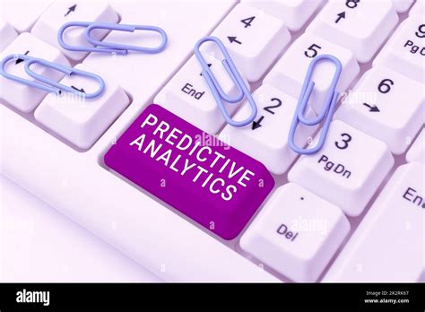 Conceptual Display Predictive Analytics Business Concept Optimize
