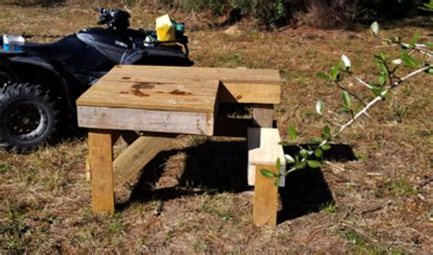 Diy Simple Shooting Bench Howtospecialist How To Build Step By Step Diy Plans