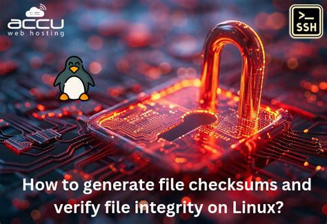How To Generate File Checksums And Verify File Integrity On Linux