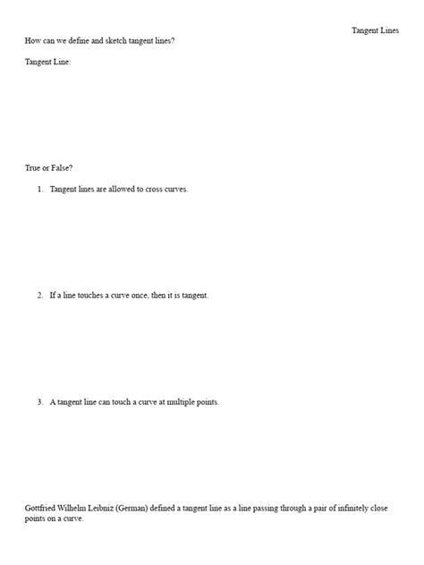 001 Tangent Lines Pdf