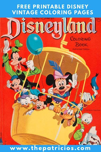 Vintage Disney Coloring Pages