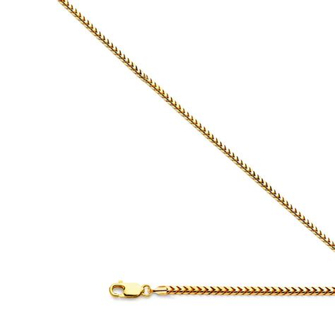 14k Gold Franco Chain 15mm 18 Inches