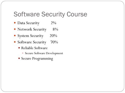 Ppt Secure Programming 程式安全 Course Outline Powerpoint Presentation