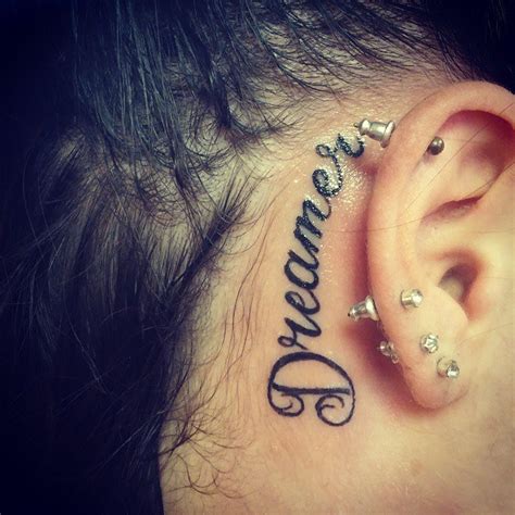 32 Tattoos Behind The Ear The Pros And Cons Tattooswin