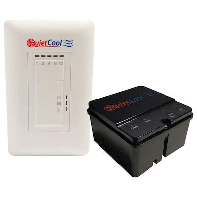 Quietcool White Whole House Fan Timers At