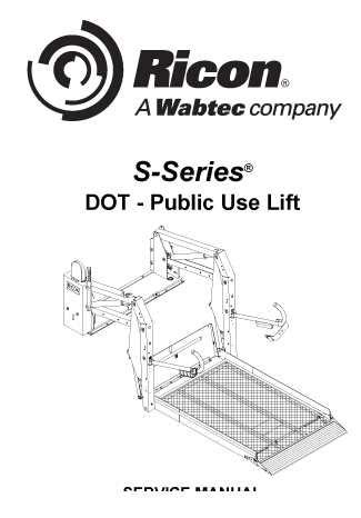 A Detailed Guide Wiring Diagram For Ricon Wheelchair Lift