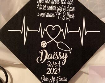 Custom Medical Assistant Graduation Cap Topper Customize The Etsy