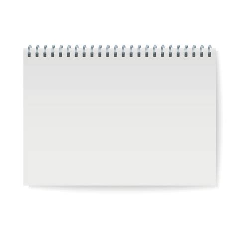 Notebook Mockup Vector Illustration Vector Art At Vecteezy