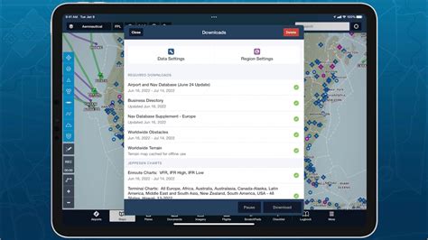 Foreflight How To Configure Chart And Data Downloads Youtube
