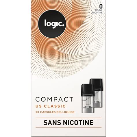 Capsule Logic Compact Goût Tabac Us Classic Un Vrai Classique