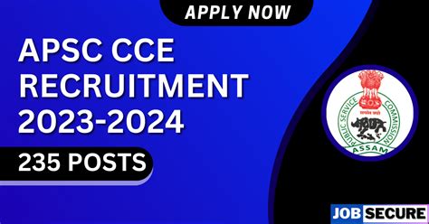 APSC CCE Recruitment Apply Now
