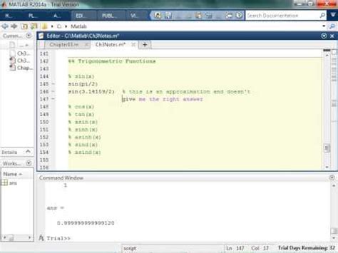 Basic Trigonometric Functions In MATLAB YouTube