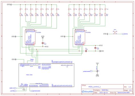 Potentiometer Controlled Daisy Chained Shift Registers Leds And